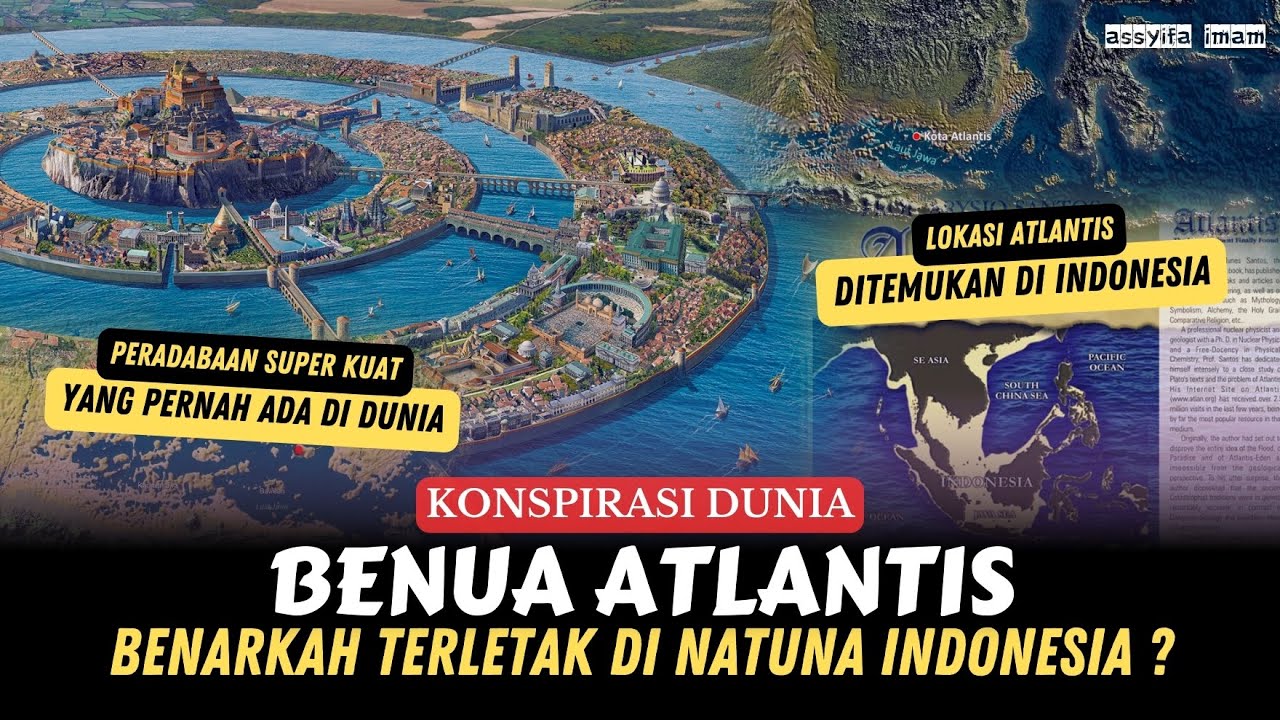 KOTA ATLANTIS YANG HILANG, BENARKAH DITEMUKAN DI INDONESIA ? • MISTERI ...