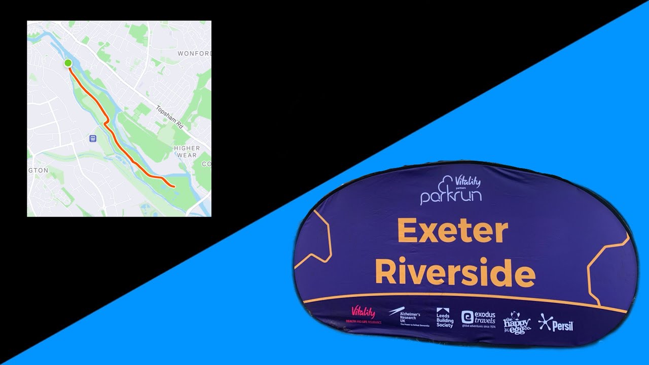 Exeter Riverside parkrun course - YouTube