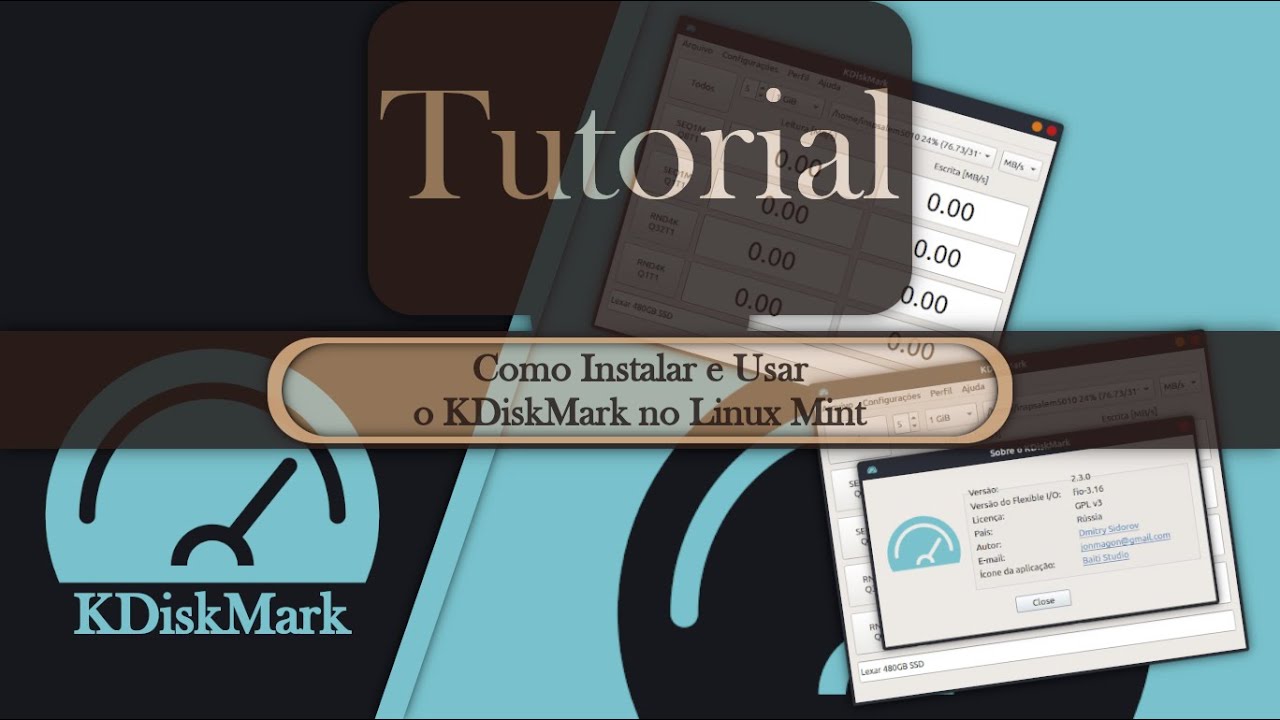 TUTORIAL – Como Instalar e Usar o KDiskMark no Linux Mint - YouTube