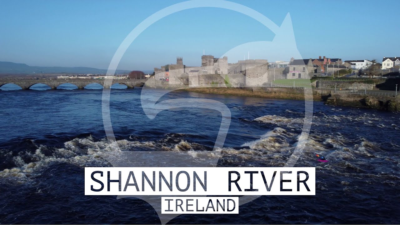 4K Drone View 🇮🇪 Kayaking in Shannon River - Limerick, Ireland - YouTube