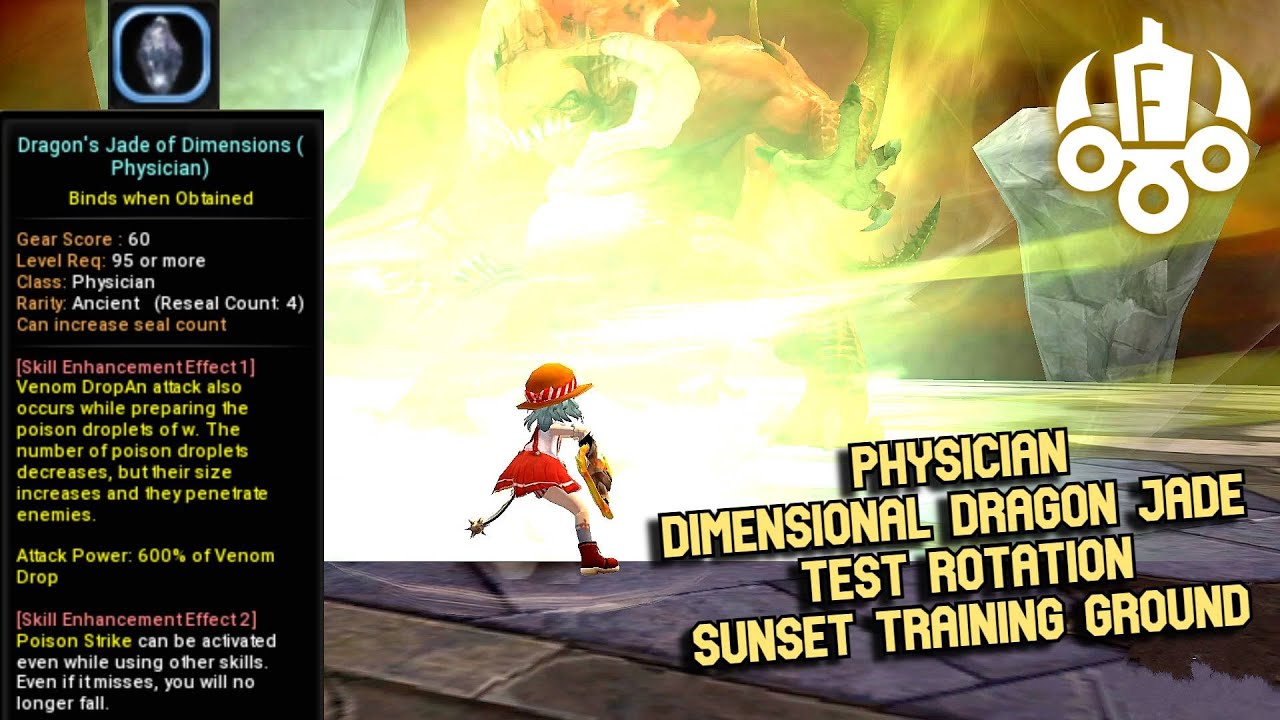 Physician Dimensional Dragon Jade Test Rotation Sunset Training Ground ...