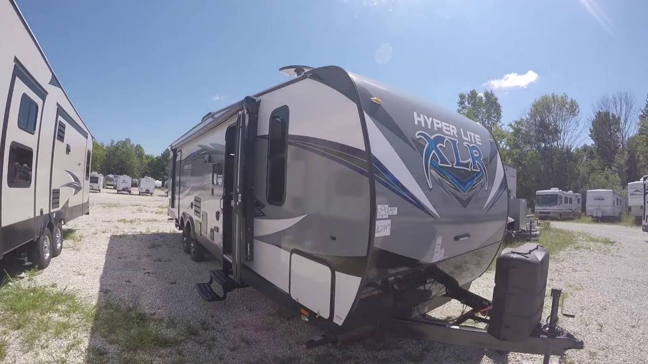 2017 XLR Hyper Lite 29HFS Toy Hauler Video - YouTube