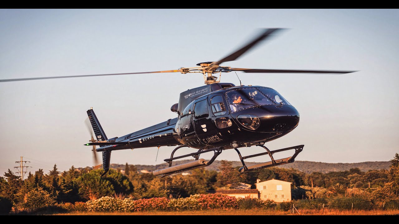 SHORT HELICOPTER FLIGHT AS 350 B2 - YouTube