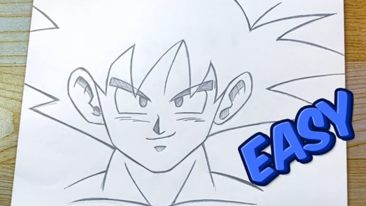 How to draw Goku || step by step 🪜🪜 || anime character || dragon 🐉🐉 ...