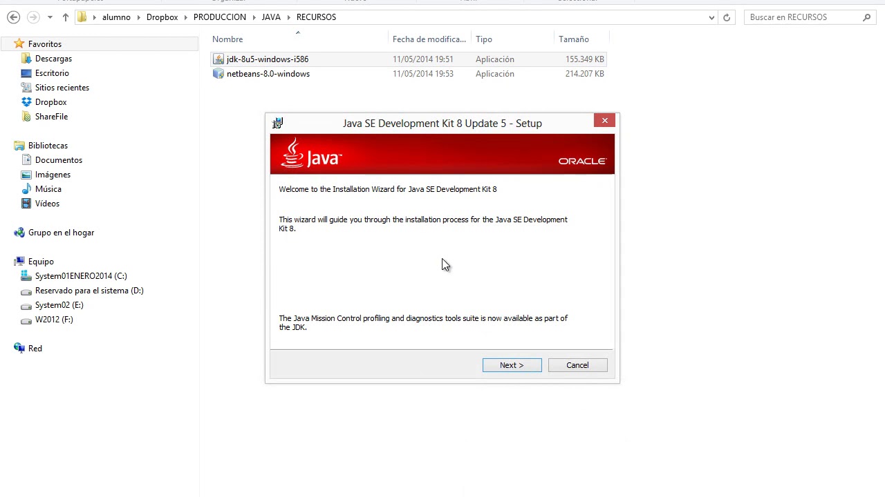 Instalación y configuración del JDK y NETBEANS - YouTube