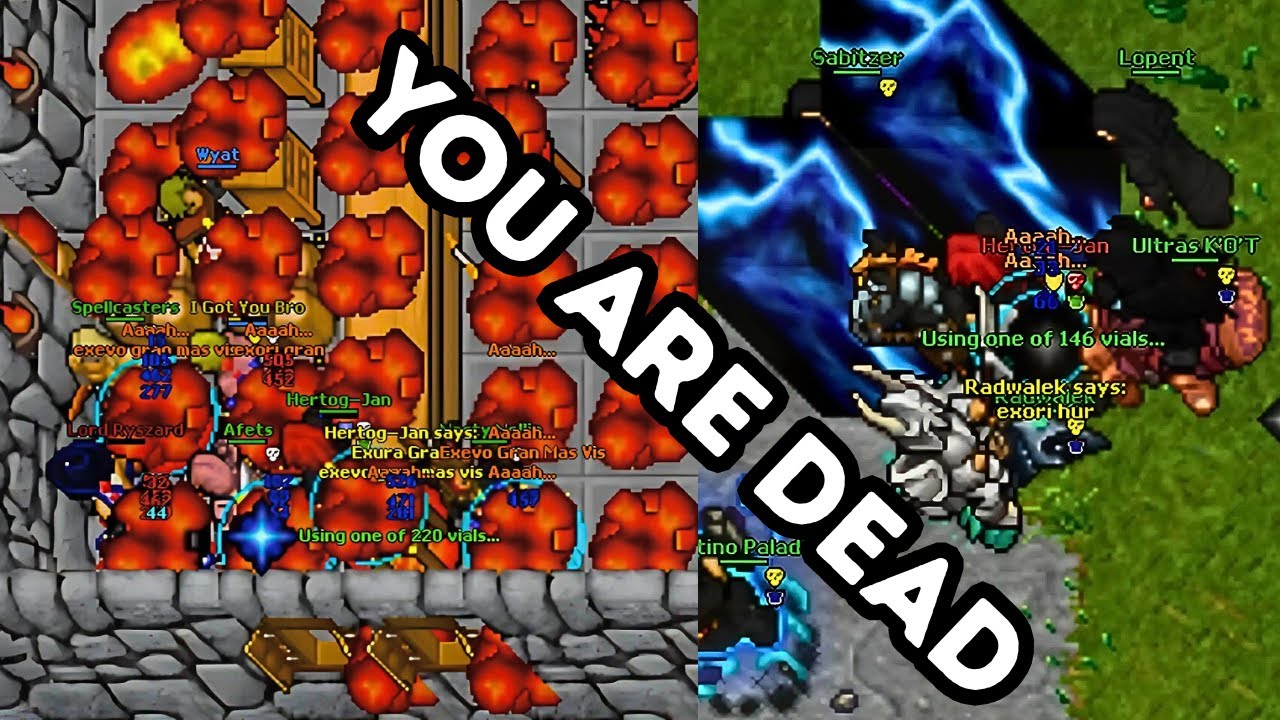 Wesley Perkele vs Tibia Players - You are dead. - YouTube