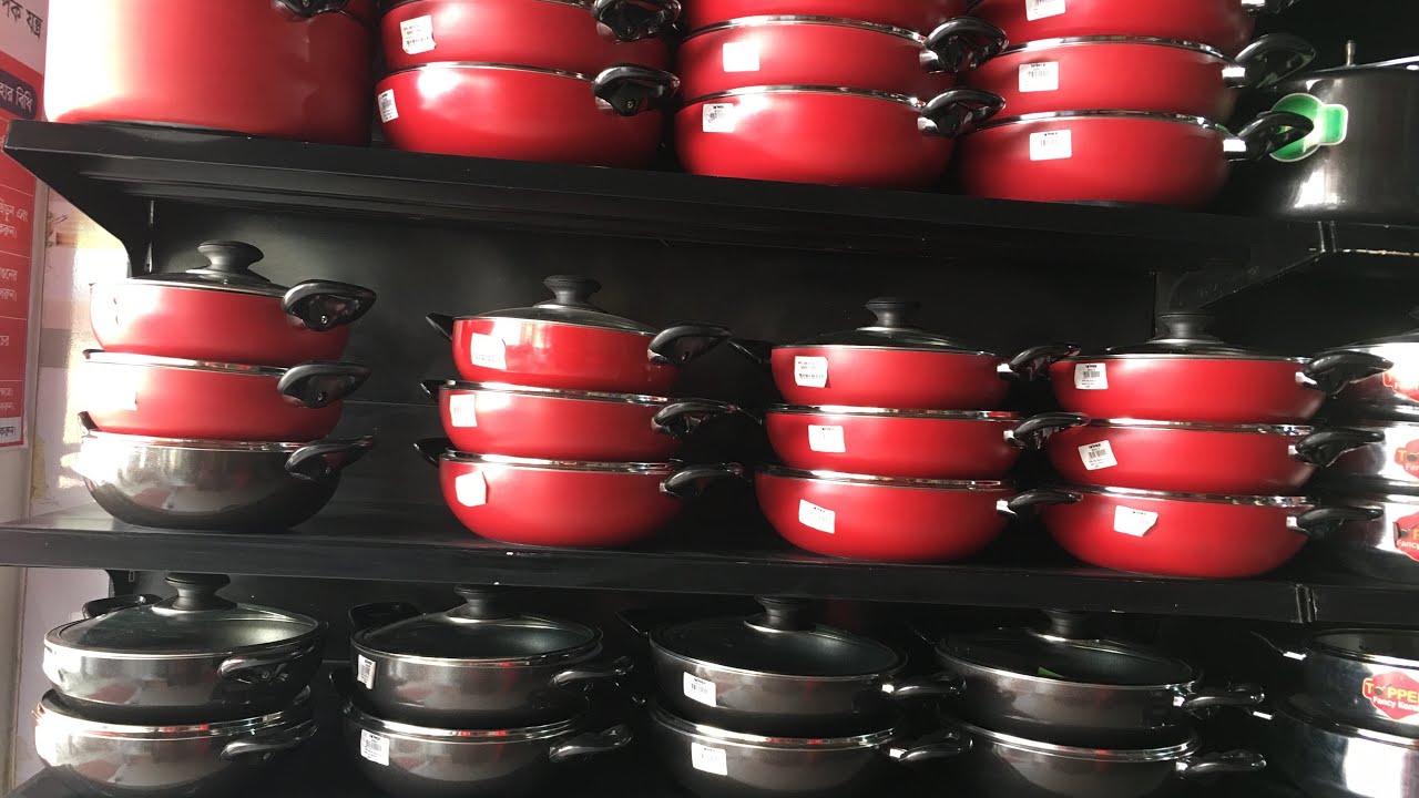Nonstick cookware set in Rfl best bey showroom//ননস্টিক ফ্রাইপ্যান সেট ...