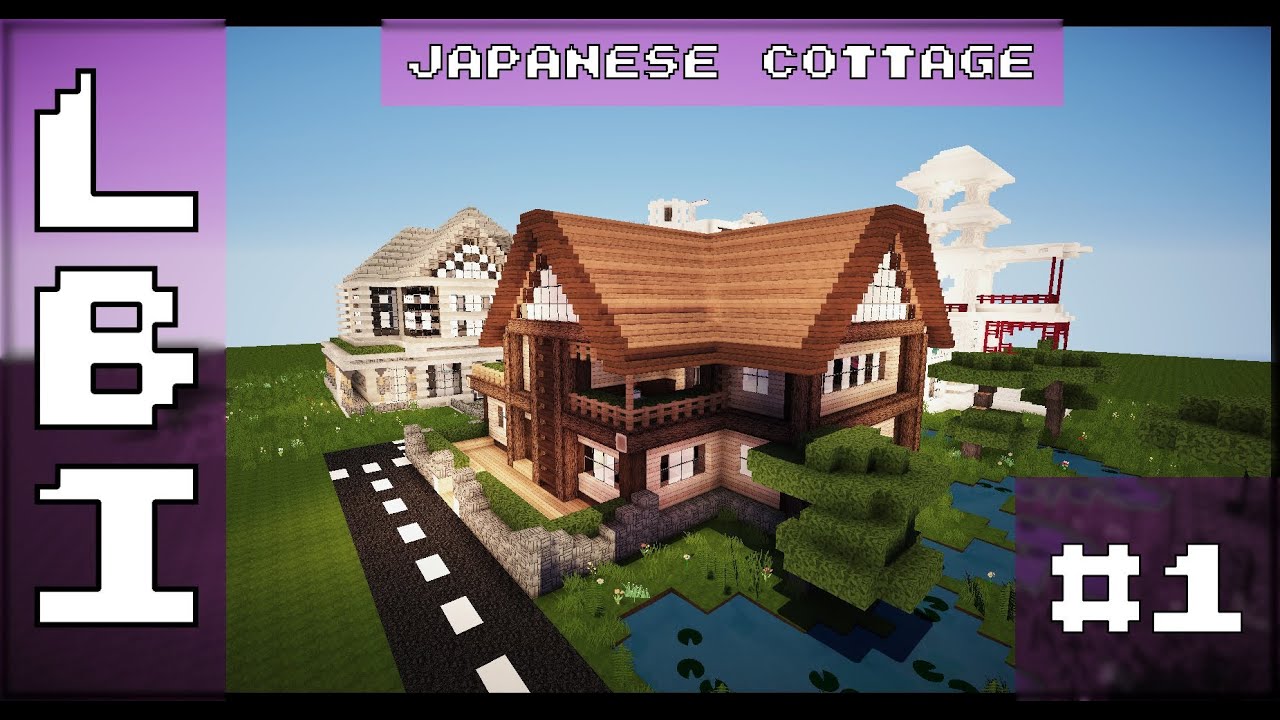 Minecraft improvisation - Let's Build It / Japanese cottage / #1 ...