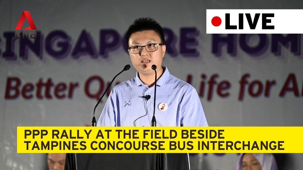 People's Power Party rally for Tampines GRC at field beside Concourse ...