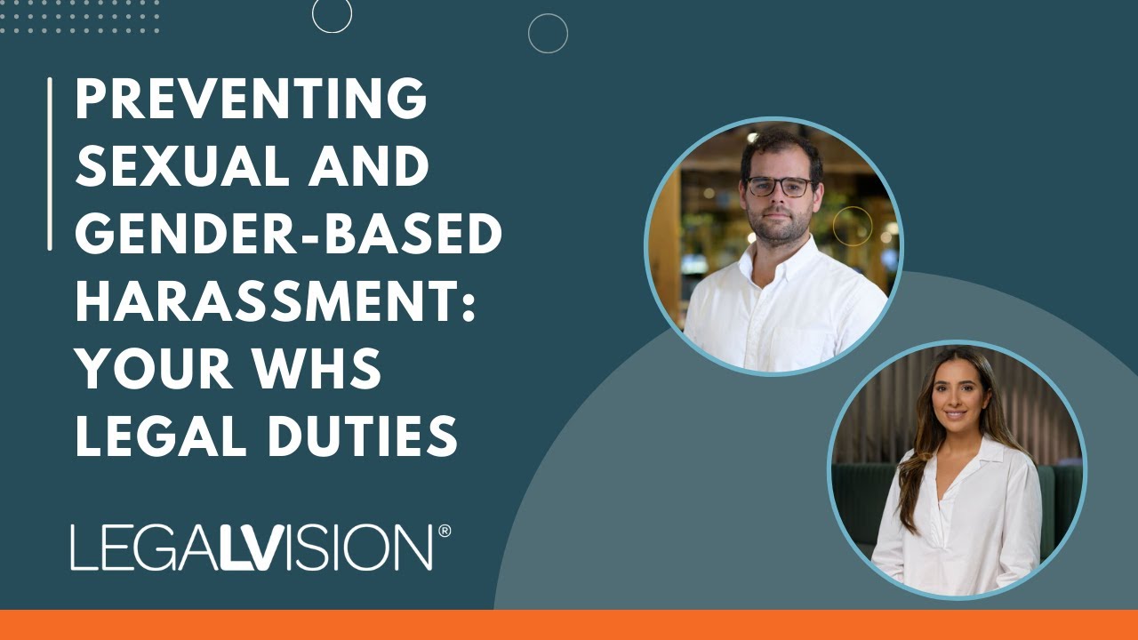 [AU] Preventing Sexual and Gender-based Harassment: Your WHS Legal ...