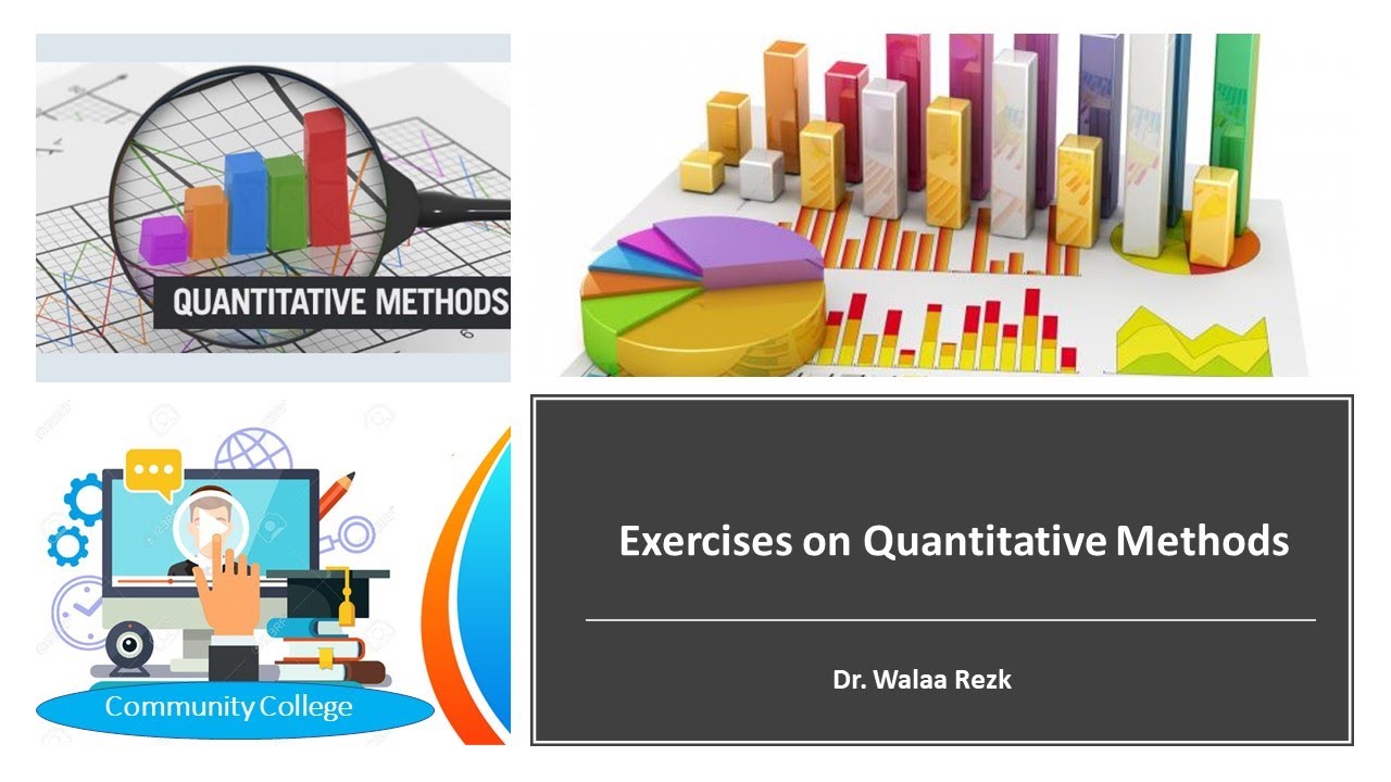 Exercises on Quantitative Methods (1) - YouTube