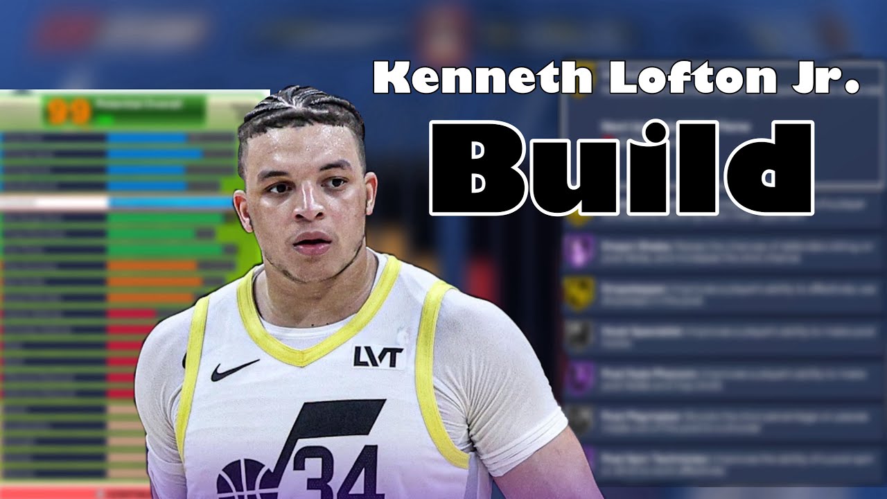 The Best Kenneth Lofton Jr. PF Build in NBA 2k24 - YouTube