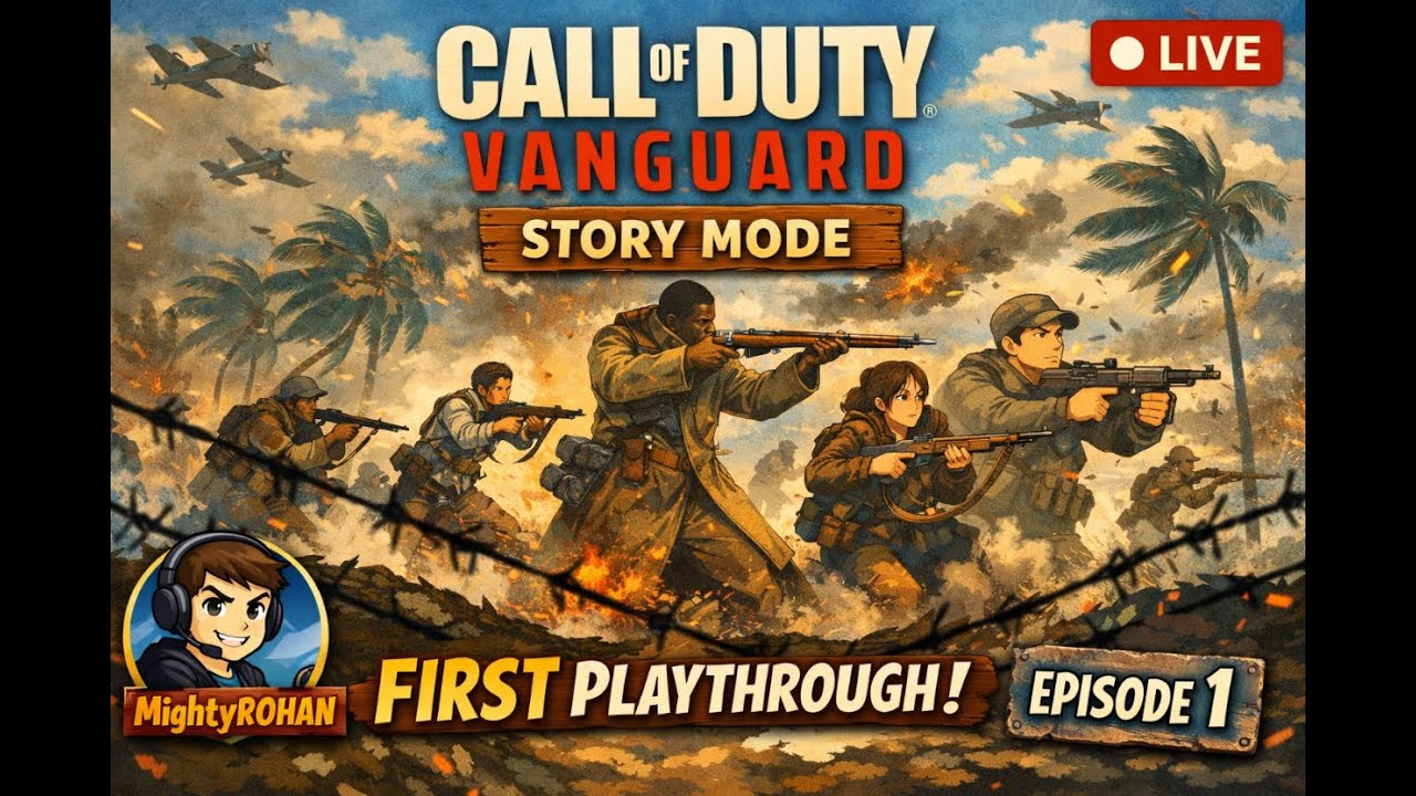 🔴LIVE🔴COD Vanguard Story Mode LIVE 🔴 EP.02 | First Time Playing | Chat ...