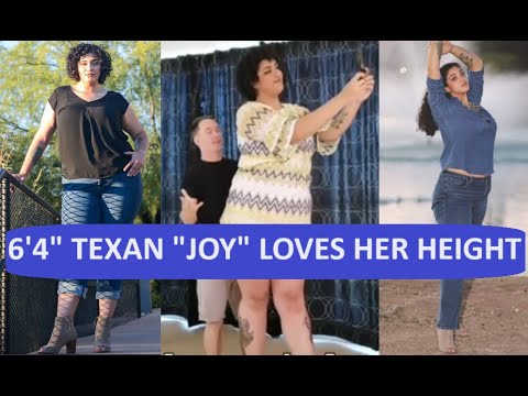 6'4" Tall Texan Girl Joy Loves Her Height - YouTube