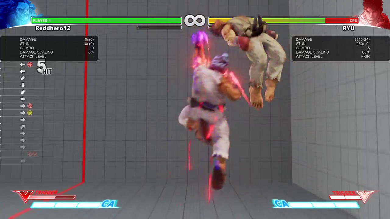 Street Fighter V Akuma Shoryuken Corner "Cross-Up" - YouTube