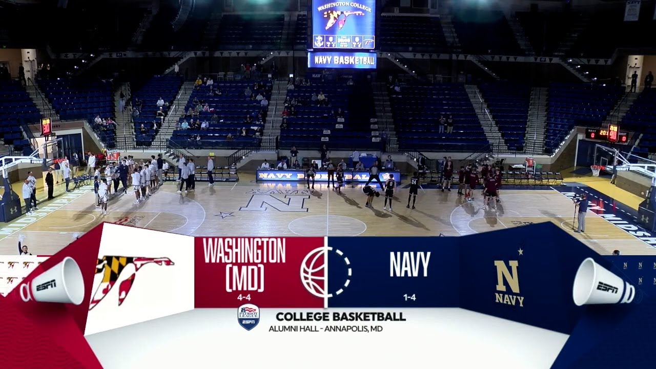 Highlights: Navy Men's Basketball vs. Washington College (11/25/24 ...