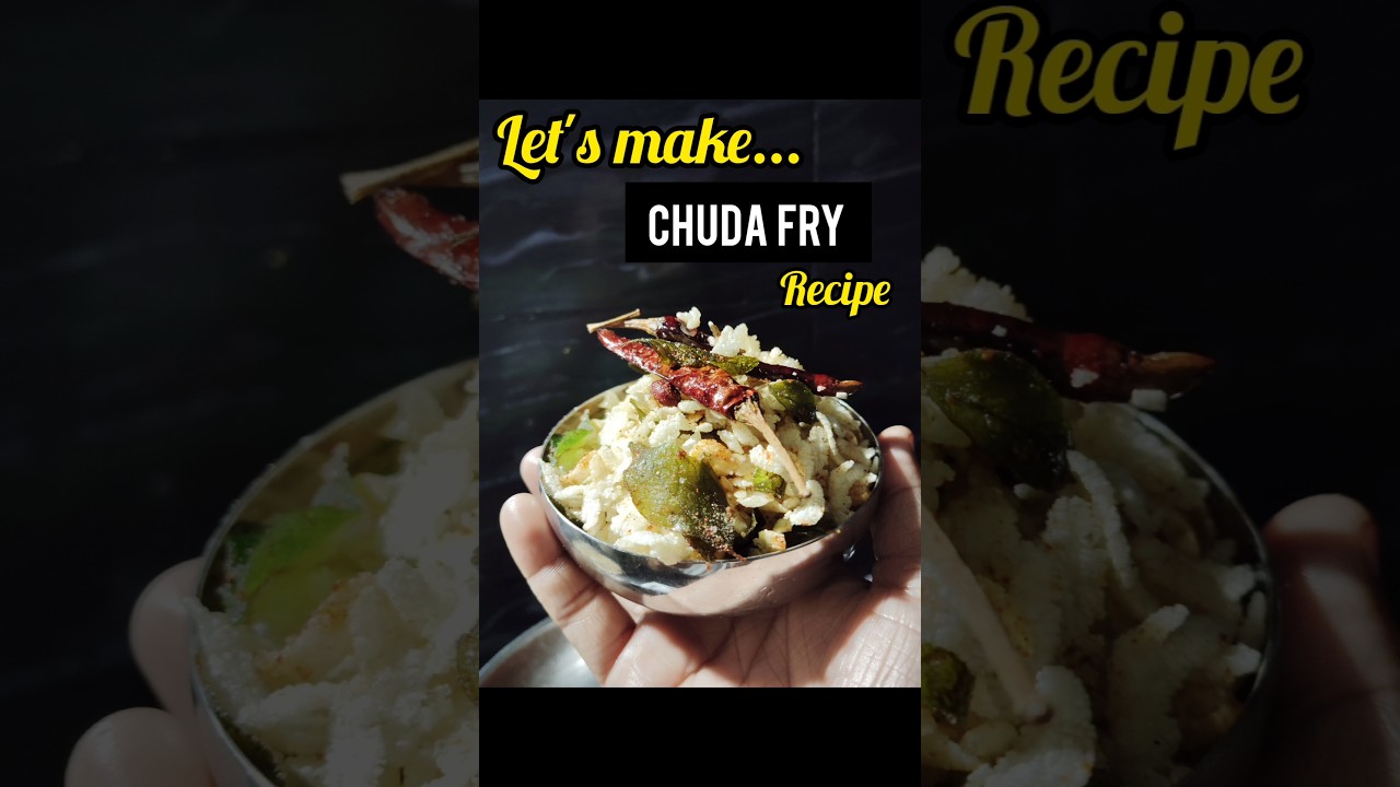 chuda fry recipe...😋🫶#youtubeshorts #viralvideo #recipe #sambalpuri # ...