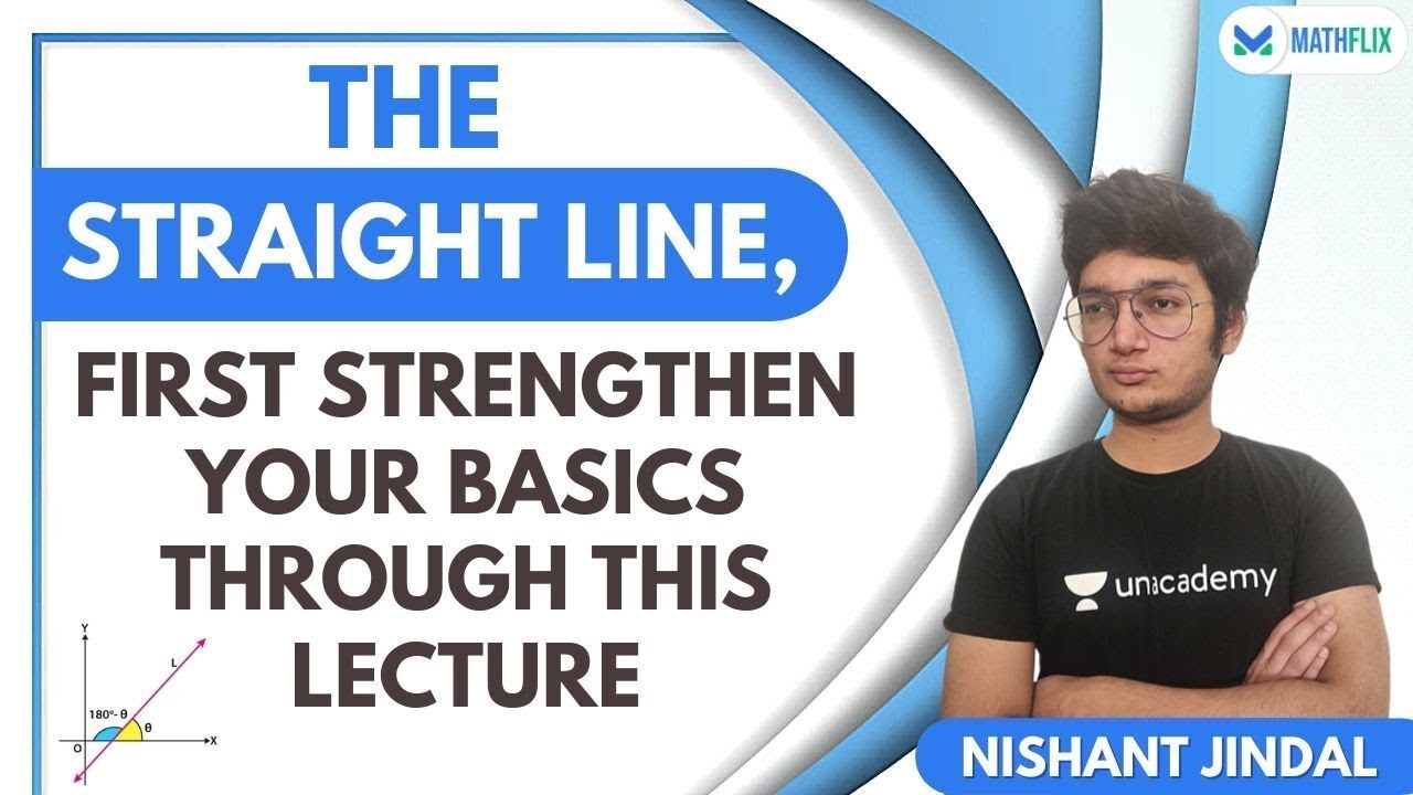 The Straight Line L1 | Strengthen Your Basics | IIT JEE Maths ...