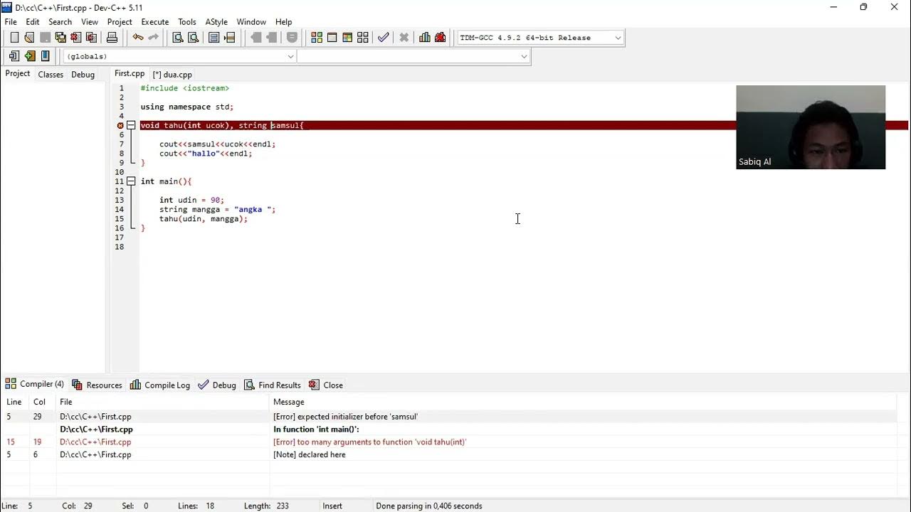Funsi Void, Oprasi String dan Array - YouTube