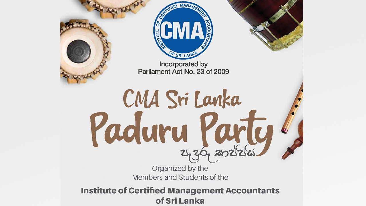 CMA Sri Lanka | Paduru Party පැදුරු සාජ්ජය - 2022 - YouTube
