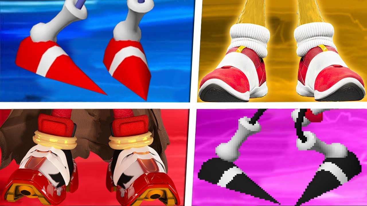 Sonic The Hedgehog Movie Choose Your Favourite Sonic Shoes (Sonic vs ...