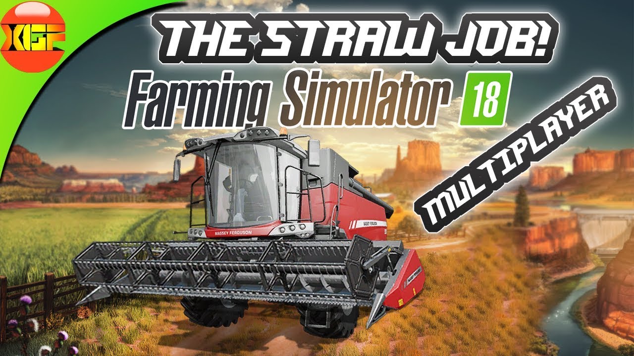 Farming simulator 18 [multiplayer] gameplay #163- How much straw ...