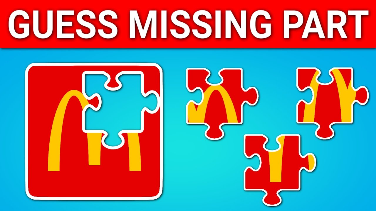 Guess The Missing Part Of The Logo! ️ | Logo Quiz 2023 👀 - YouTube