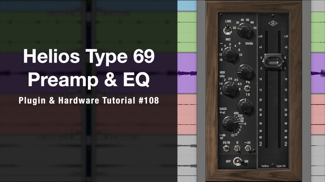 사람들이 잘 모르는 믹싱 필수 이큐 / Helios Type 69 Preamp & EQ / Plug-in & Hardware ...
