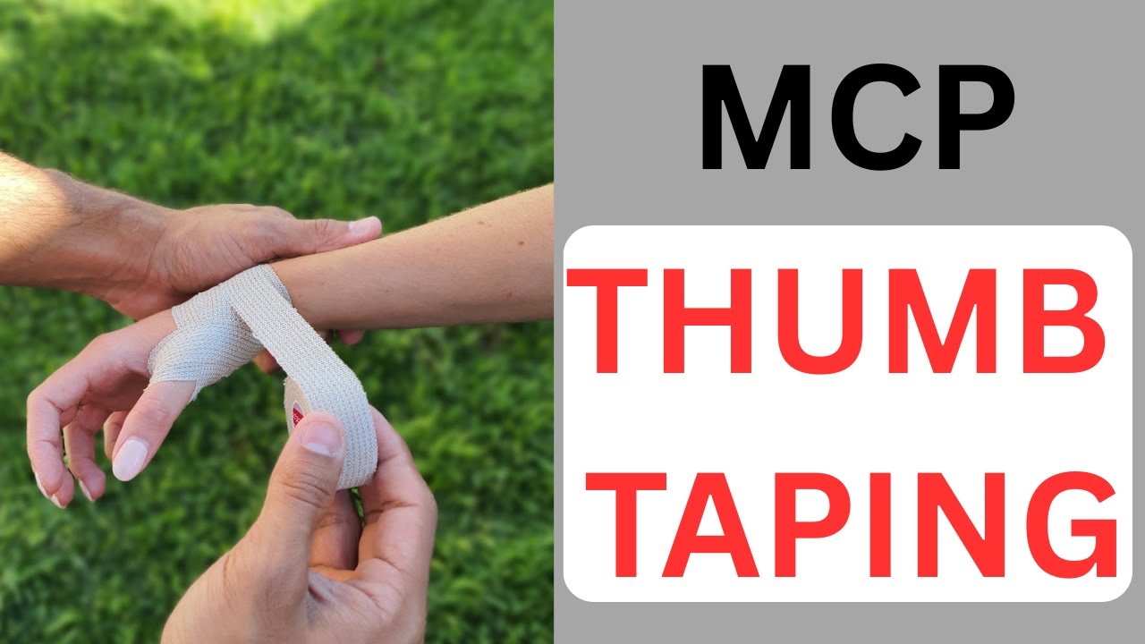 How to Tape Your Thumb for Support | Easy Step-by-Step Guide for Pain ...