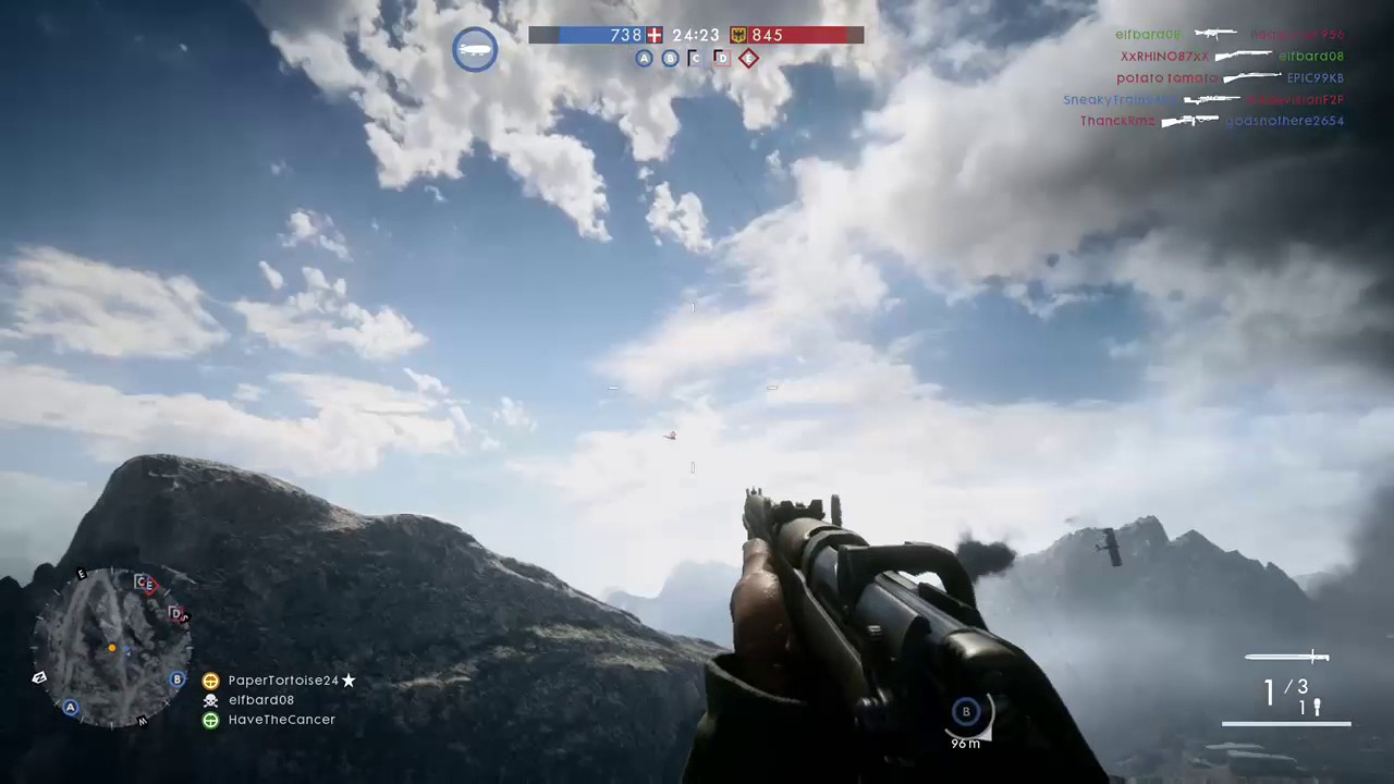 Battlefield™ 1 Headshot from Blimp - YouTube