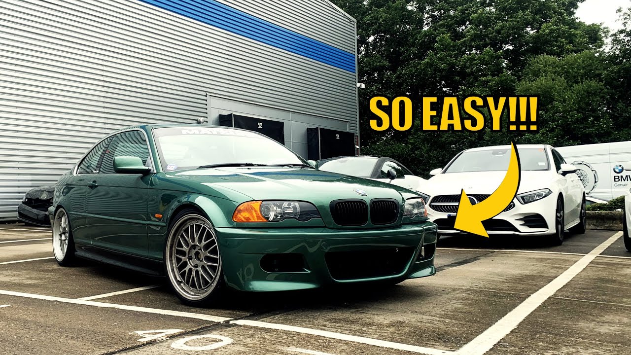 INSTALLING AN M3 FRONT END TO MY E46!!! - YouTube