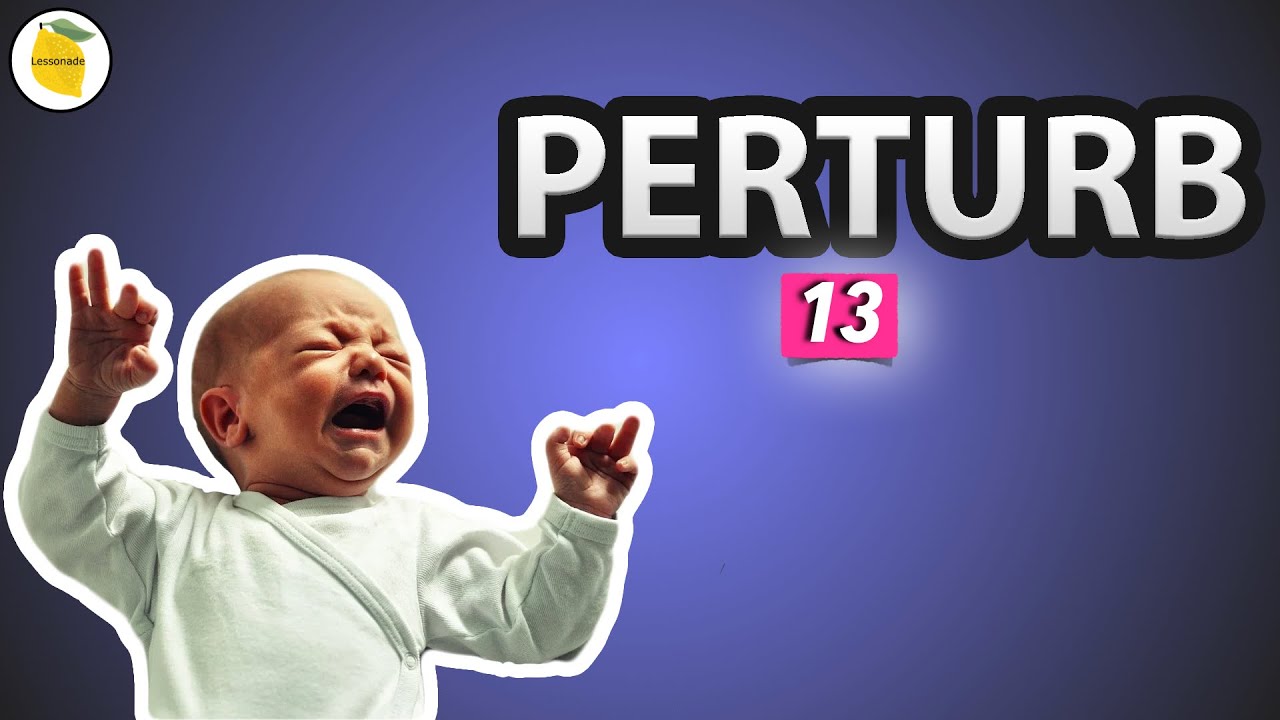 Perturb Meaning | Synonym | Antonym | Examples | Daily vocabulary for ...