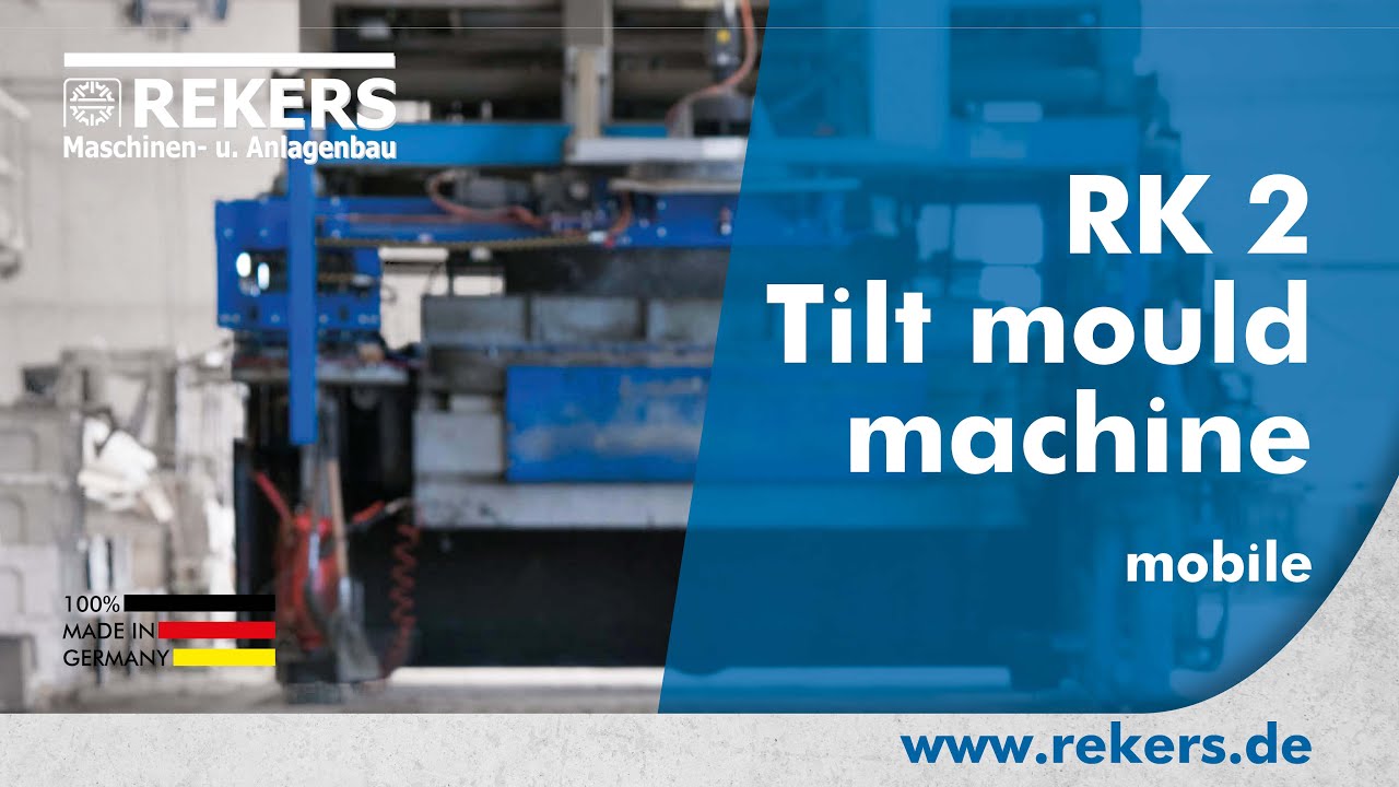 REKERS Tilt mould machine RK2 mobile / REKERS Kippformmaschine RK2 ...