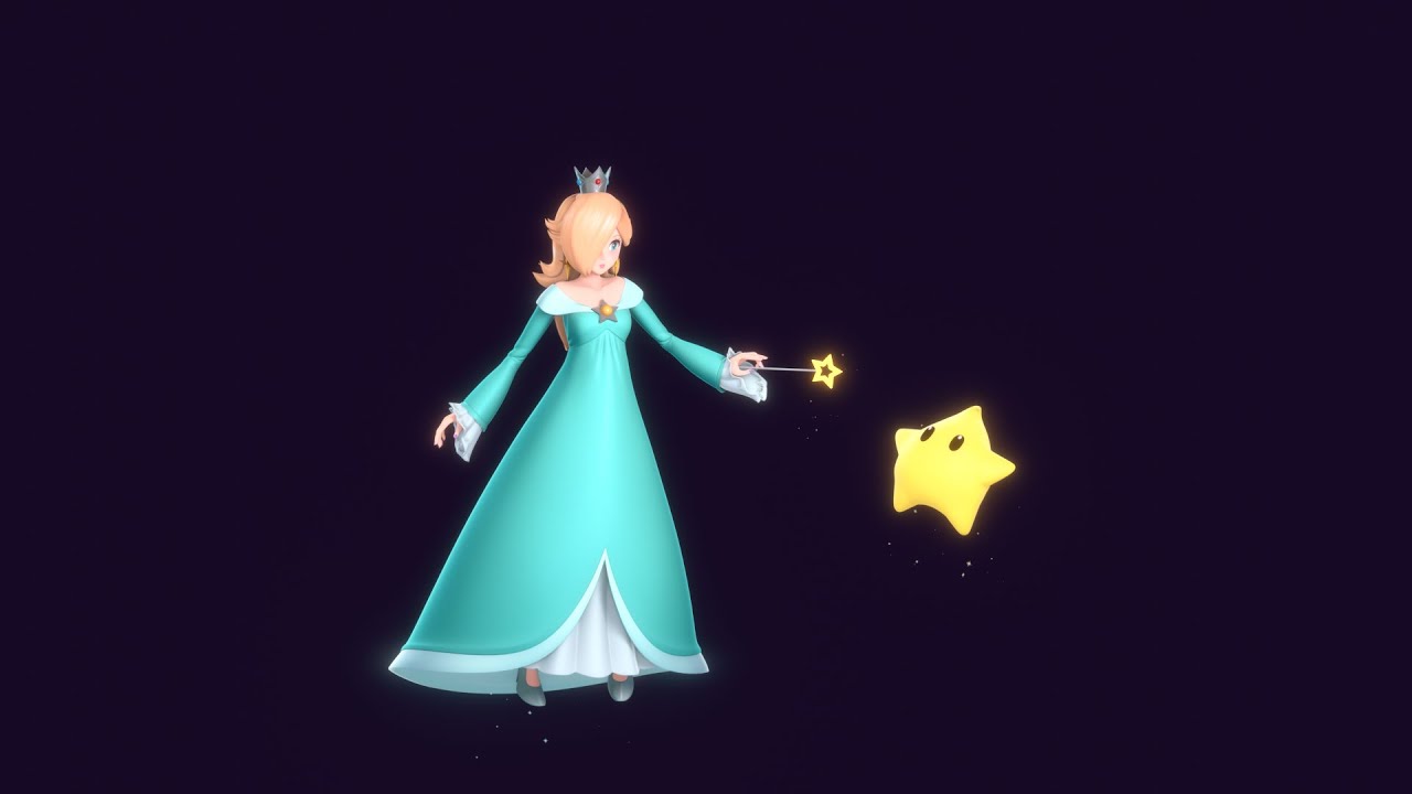 [Blender] Rosalina and Luma Animation - YouTube