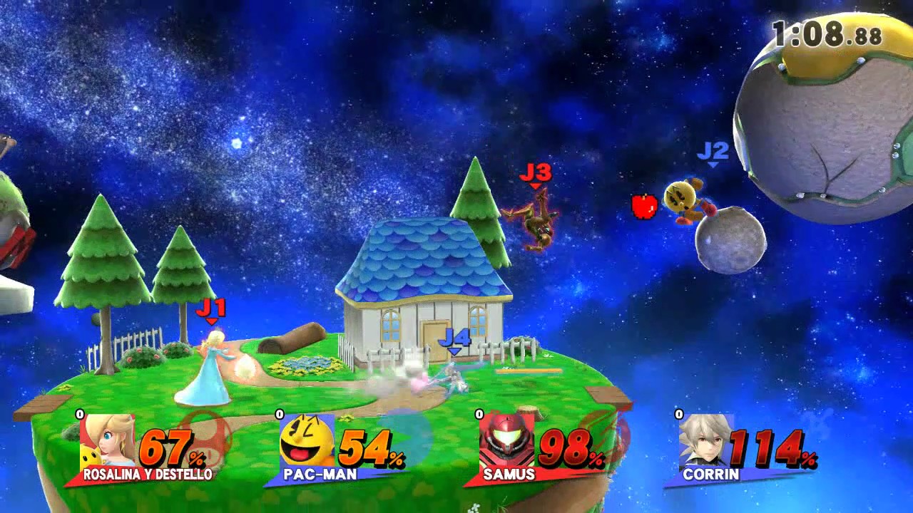 Smash Wii U TEAM MODE - [Rosalina (Me) & Samus] VS [Pac-Man & Corrin ...