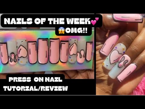 Press on nails tutorial | My friend started a press on nail business ...