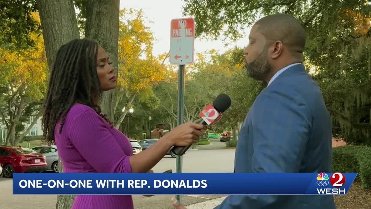 WESH 2's Summer Knowles has a one-on-one with Rep. Byron Donalds - YouTube