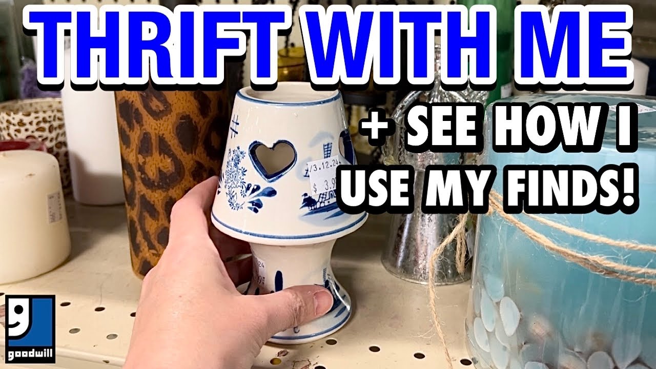 THRIFTING IN GOODWILL ~ THRIFT SHOPPING HAUL ~ THRIFT WITH ME~THRILLED ...