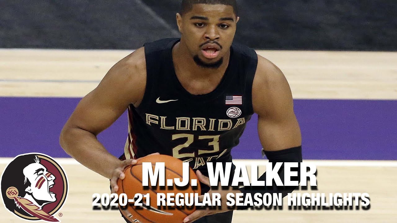 M.J. Walker 2020-21 Regular Season Highlights | Florida State Guard ...