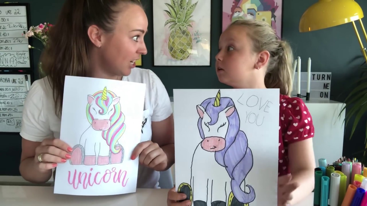 Episode 1 - Enhjørning-tegning - YouTube