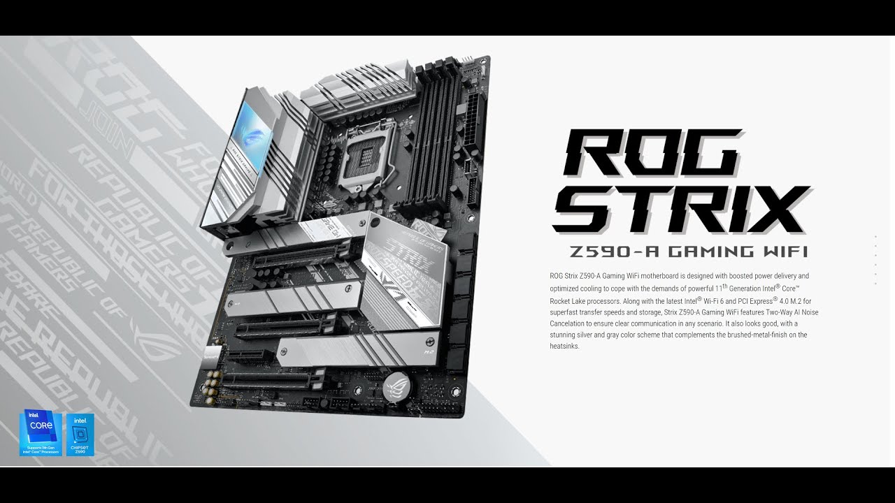 PC BUILD: INTEL ICORE 7 11700K, ASUS ROG STRIX Z590-A GAMING WIFI, G ...