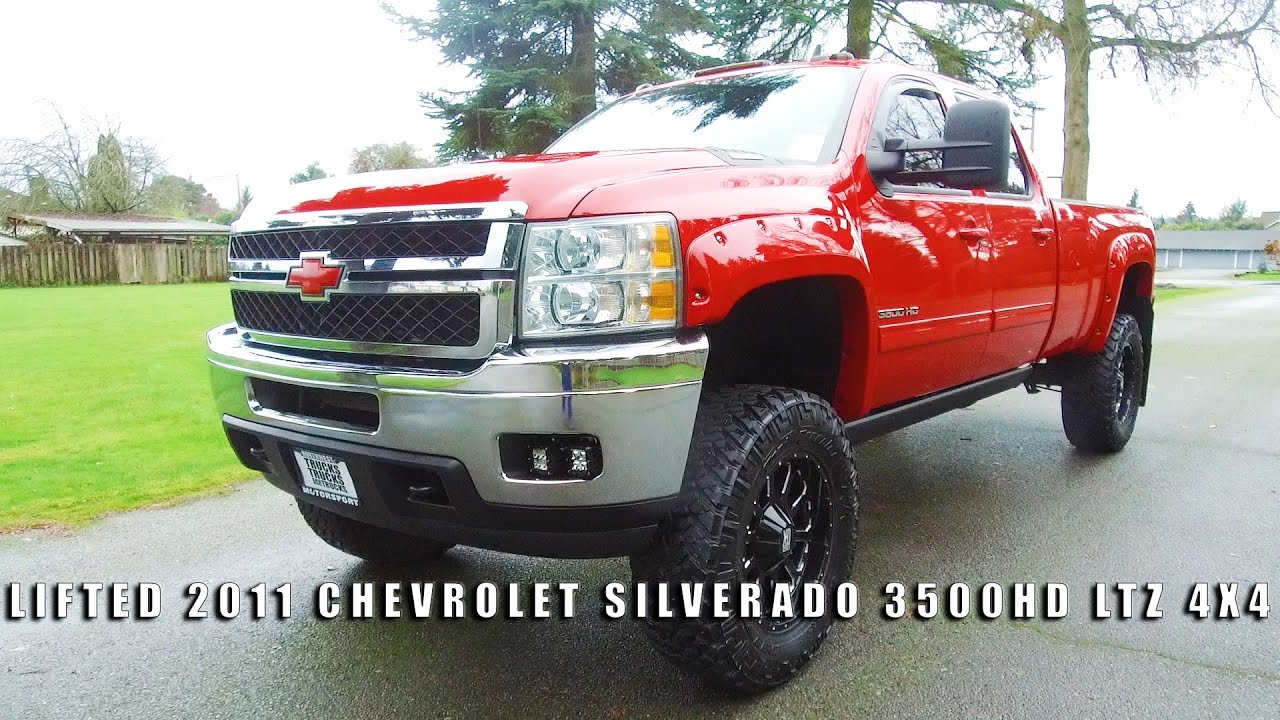 LIFTED 2011 CHEVROLET SILVERADO 3500HD LTZ 4X4 - YouTube