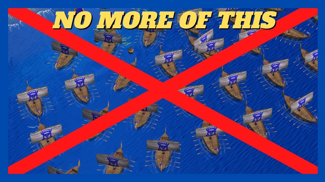 YOU NO LONGER NEED TO FIGHT WATER | Ra Mediterranean Build Order #aom # ...
