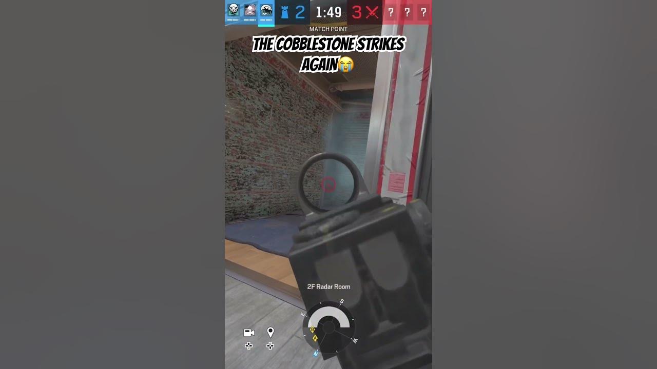 cobblestone going to work on seige🫡 #shorts #rainbowsixsiege #r6 - YouTube