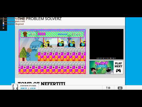 The Problem Solverz game review (warning bright neon colors) - YouTube