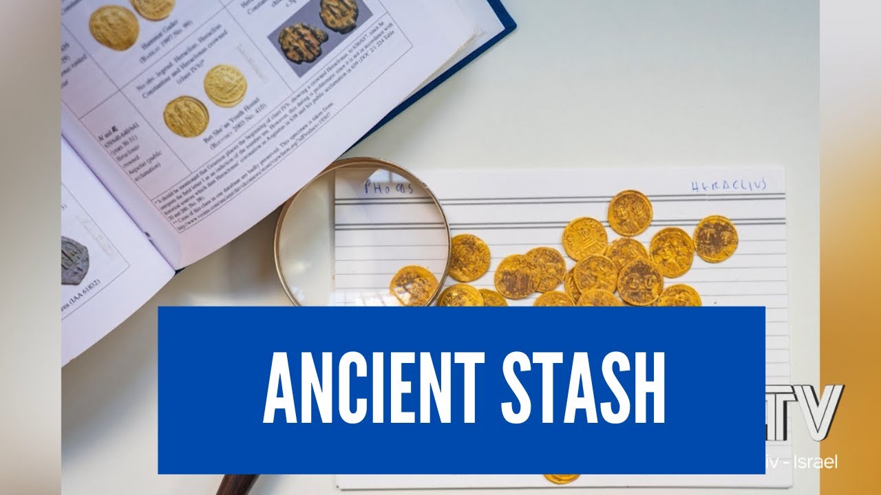 1400-Y.O. cache of gold coins discovered in Northern Israel - YouTube
