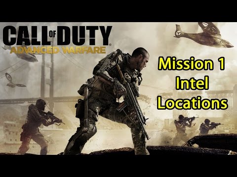 Call of Duty Advanced Warfare - Mission 1 Intel Locations - YouTube