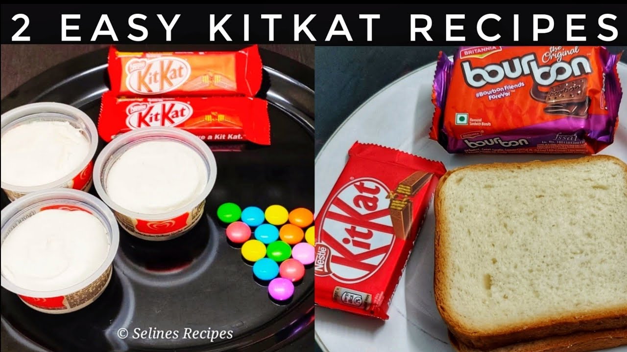 Chocolate Bread cake with Bourbon & KitKat |KitKat Ice cream | - YouTube