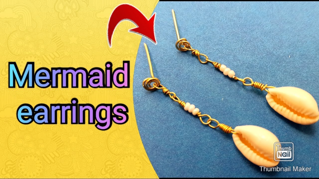 Scallop earrings | Handmade jewelry tutorial - YouTube
