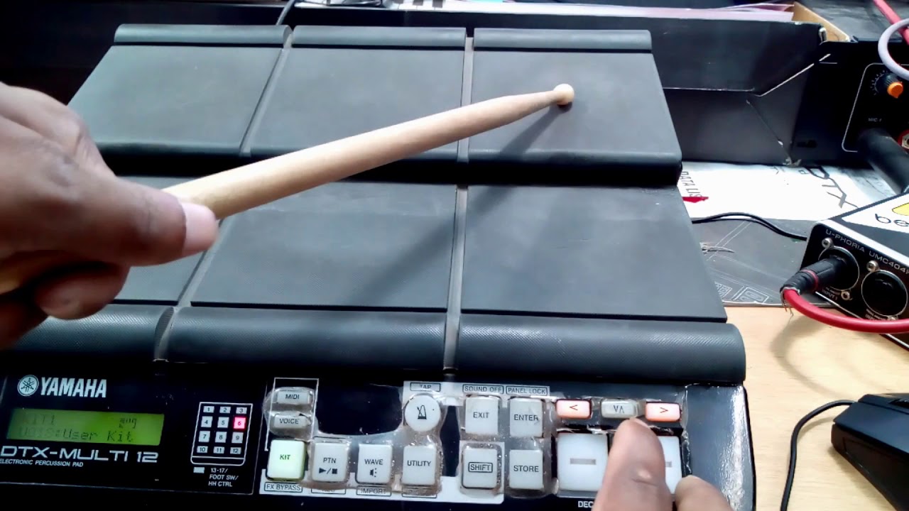 Yamaha dtx multy 12 octo pad and sampler basic knowledge in hindi ...